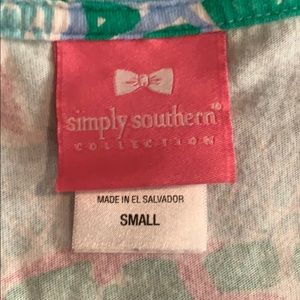 Simply Southern | Tops | Simply Southern Turtle Print Shirt | Poshmark